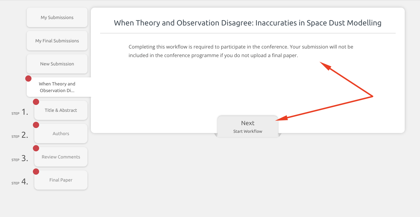 Completing your final submission